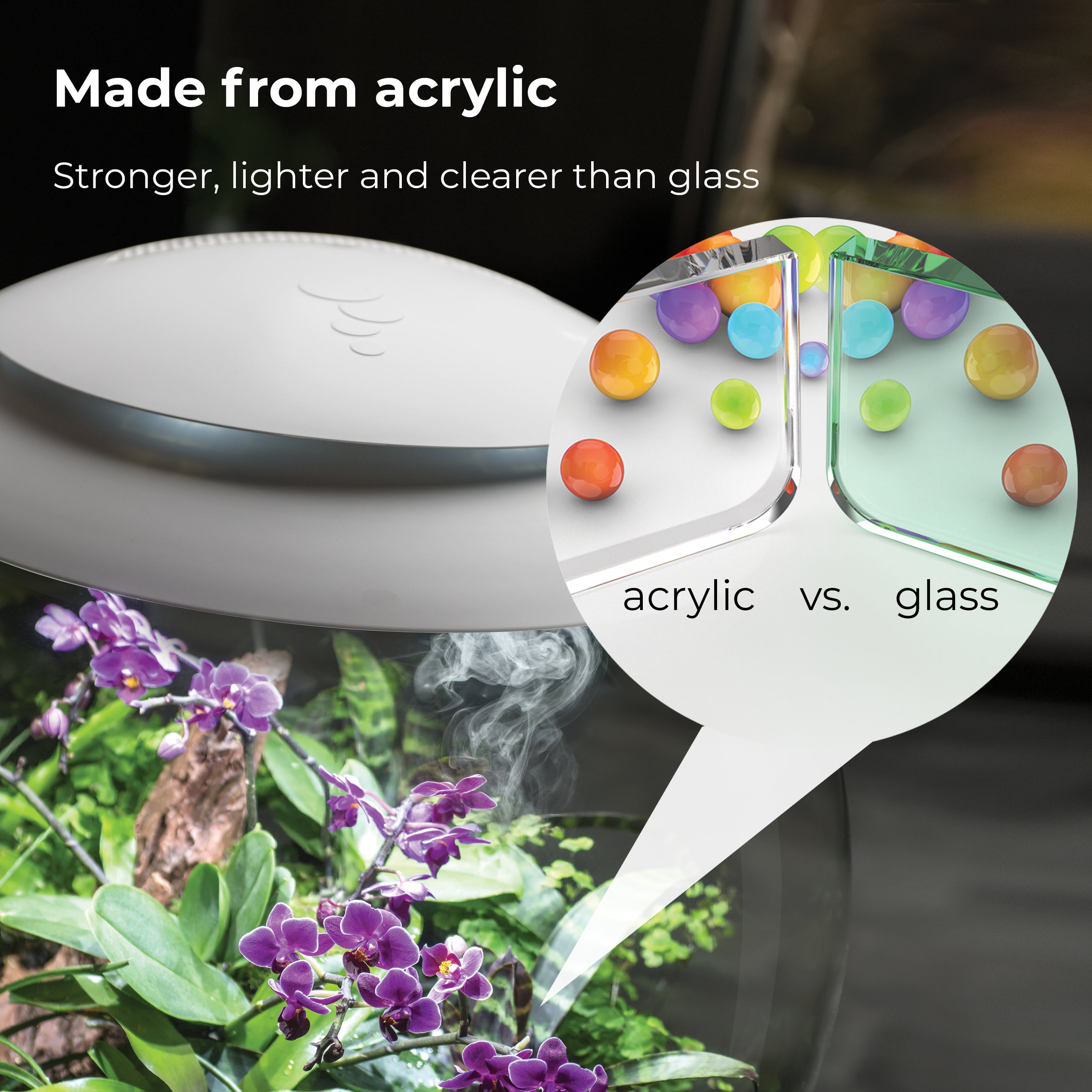 biOrb AIR 60 Terrarium: Automated Terrarium for Plants